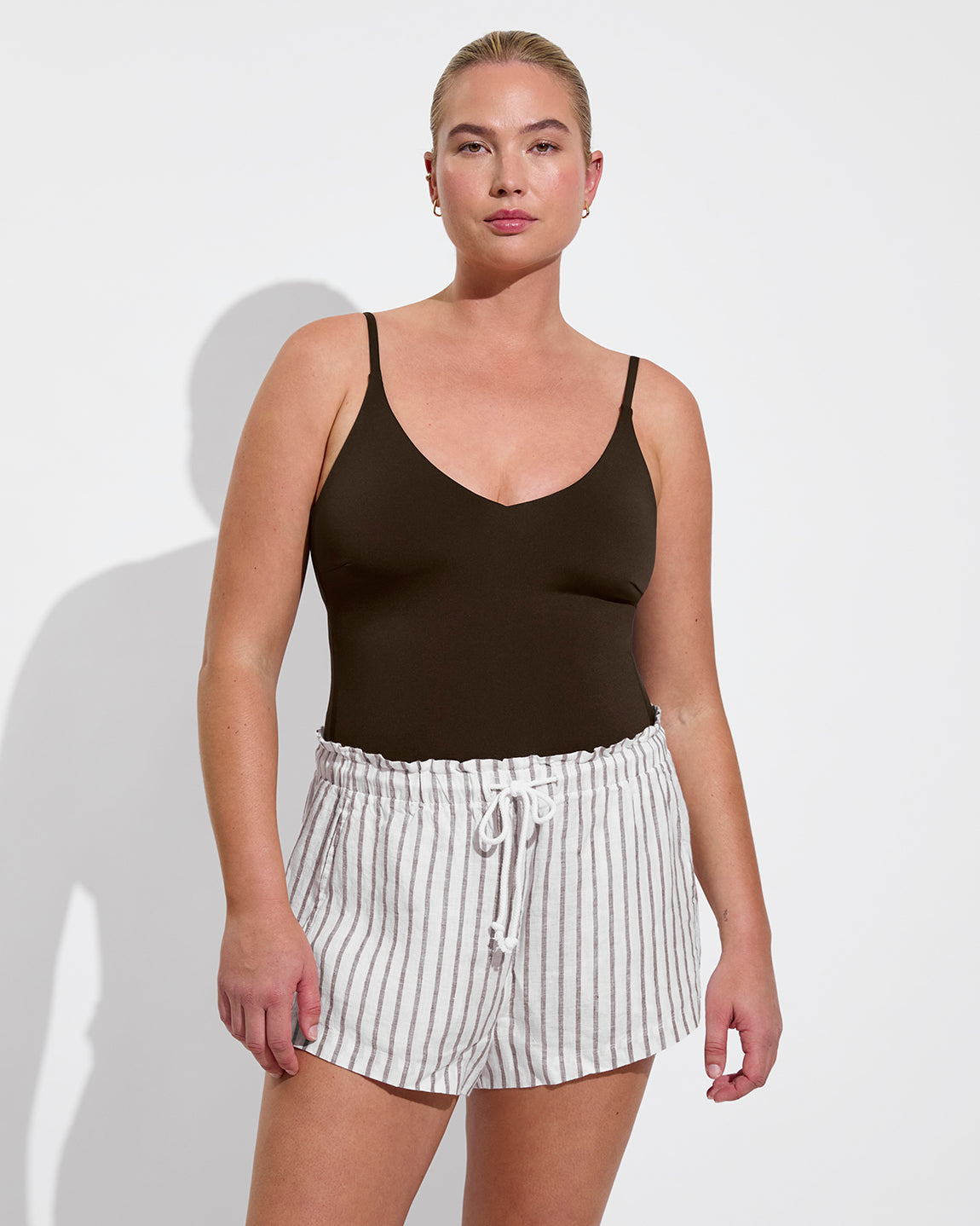 Getaway Short 2.5" - Classic Stripe: Stormy / Coconut – Left On Friday ...